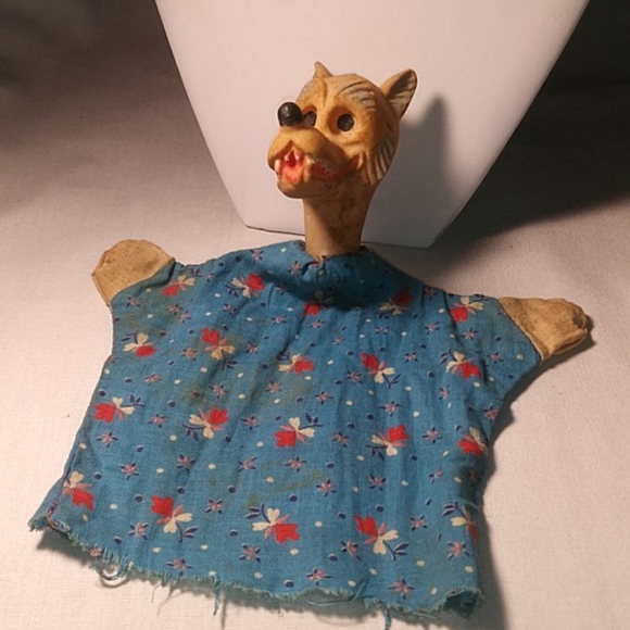 Vintage Wolf Hand Puppet | Toys | Vintage Big Bad Wolf Hand Puppet ...